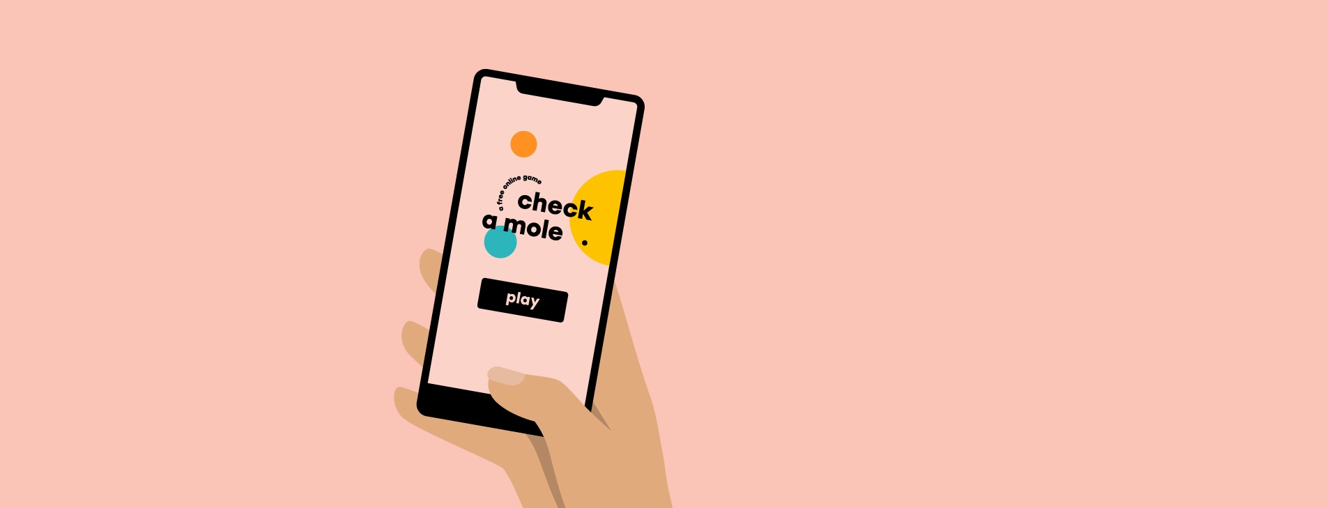 Check-a-mole an educational skin cancer game - Spot The Dot